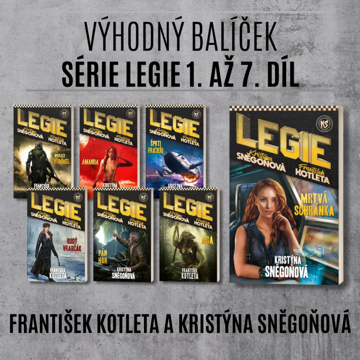 Série Legie 1. až 7. díl: Výhodný balíček - Nakladatelství EPOCHA s.r.o.